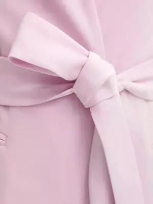 FRACOMINA Belted Blazer With V-neckline And Self-tie Belt
