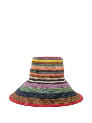 Dsquared2 Striped Straw Sun Hat