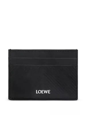 Loewe Logo-detail Card Holder - Black