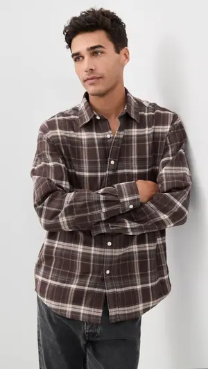 Nn07 Deon Plaid Shirt