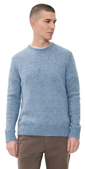 Nn07 Lee Lightweight Merino Sweater - Denim Blue