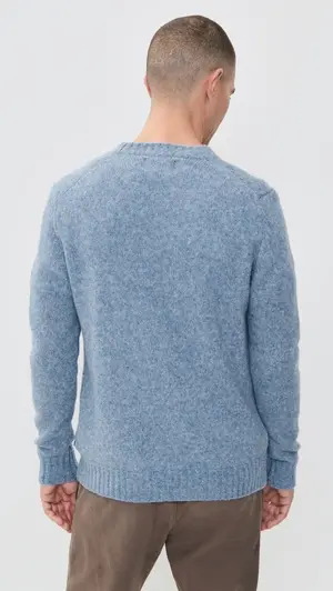 Nn07 Lee Lightweight Merino Sweater - Denim Blue
