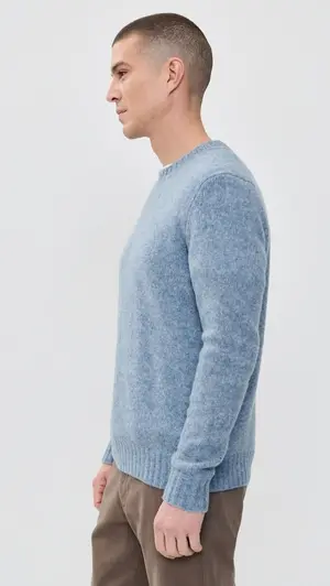 Nn07 Lee Lightweight Merino Sweater - Denim Blue
