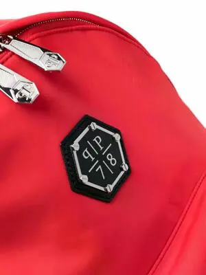 Philipp Plein Logo Plaque Backpack