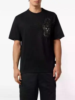 Philipp Plein Round-neck Skull-graphic T-shirt