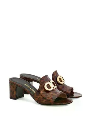FERRAGAMO 50mm Gancini Buckle Mules