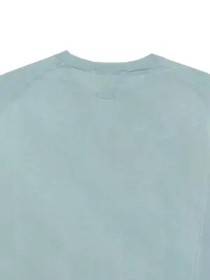 LARDINI Crew-neck Knitted T-shirt - Blue