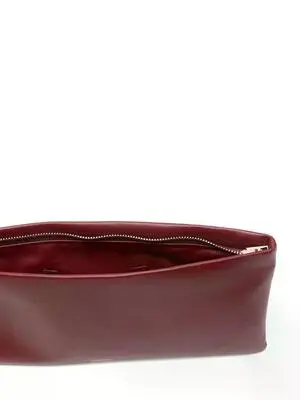TOM FORD Leather Clutch With Round Handle - Red