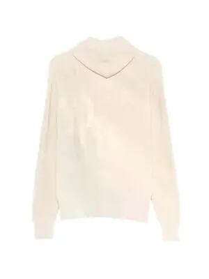 LARDINI Hooded Zip-up Cardigan
