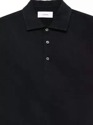 LARDINI Buttoned Polo Shirt - Blue