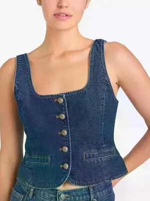 Cinq À Sept Rowena Denim Top