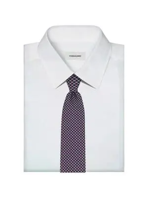 FERRAGAMO Pegasus-print Silk Tie