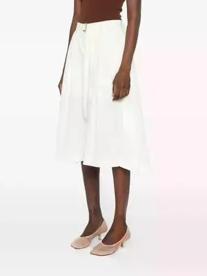 Sacai Belted Pleated Shorts