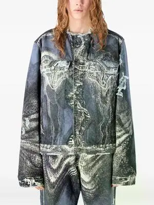 Camper Button-fastening Denim Jacket - Blue