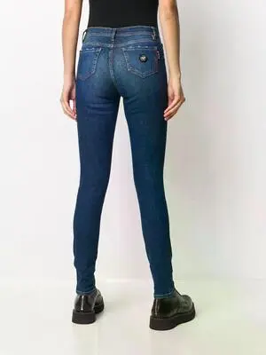 Philipp Plein High-rise Jeggings - Blue