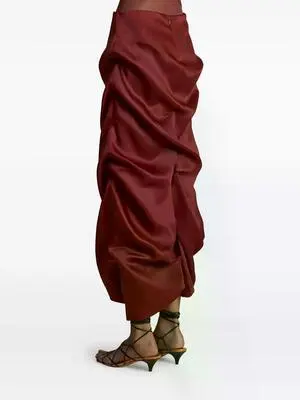 Khaite Olula Draped Skirt
