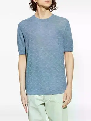 Giorgio Armani Textured Knit T-shirt