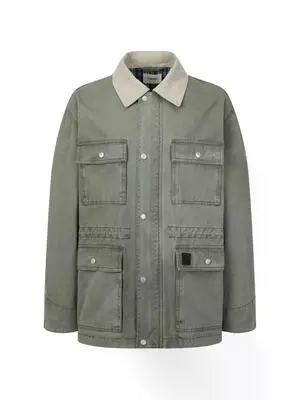 STUDIO TOMBOY Buttoned Corduroy-collar Jacket