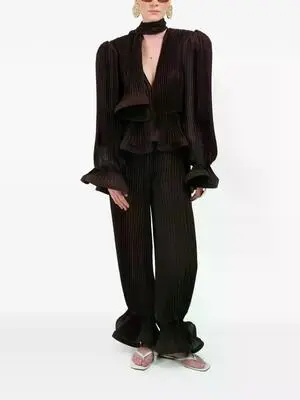 ROWEN ROSE Pleated Balloon Trousers
