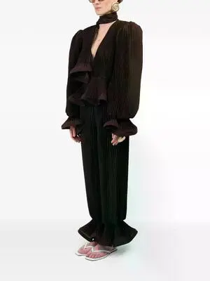 ROWEN ROSE Pleated Balloon Trousers