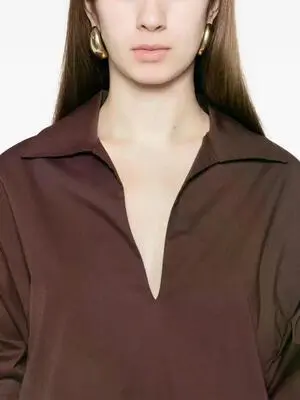 Alpha Studio Polo Collar Mini Dress