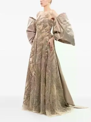 SAIID KOBEISY Sequin-embellishment Maxi Dress