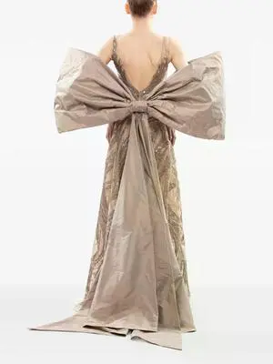 SAIID KOBEISY Sequin-embellishment Maxi Dress