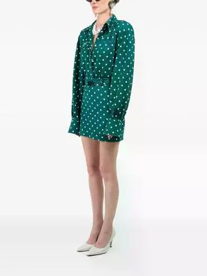 ROWEN ROSE Polka Dot Mini Skirt