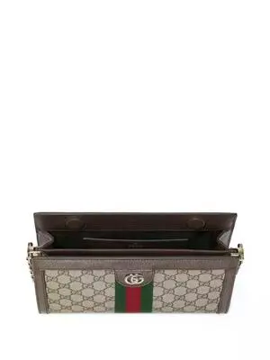 Gucci Ophidia Gg Monogram Shoulder Bag - Neutrals