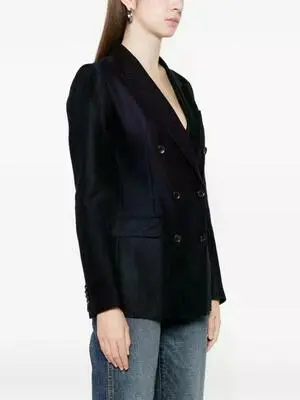 Tagliatore Double-breasted Blazer With Front Pockets