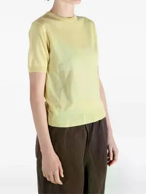 Auralee Ribbed Knit T-shirt