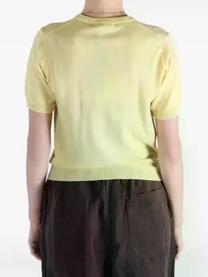 Auralee Ribbed Knit T-shirt