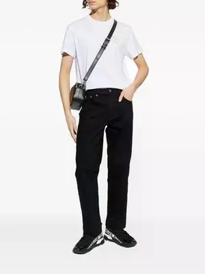 Versace Logo Patch Denim Jeans