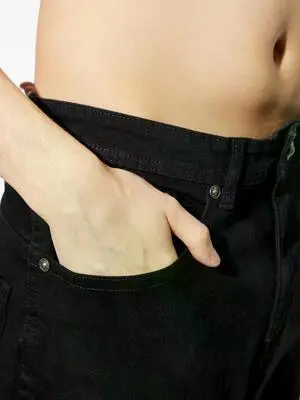 Versace Logo Patch Denim Jeans