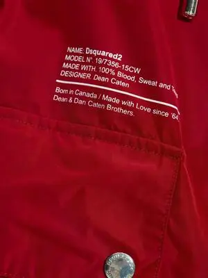 Dsquared2 Hooded Pocket Coat