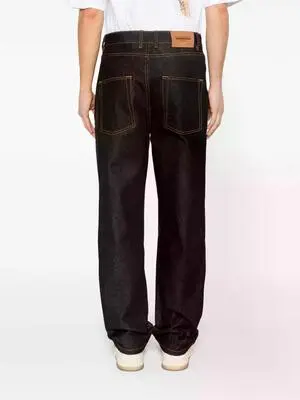BADFRIEND Logo-graphic Denim Jeans