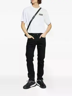 Versace Logo Patch Jeans
