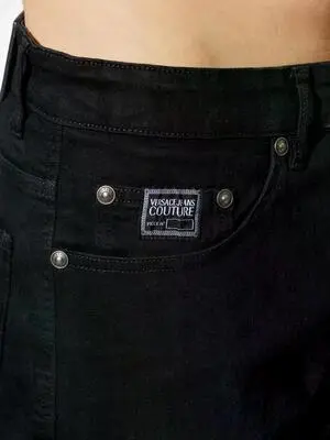 Versace Logo Patch Jeans