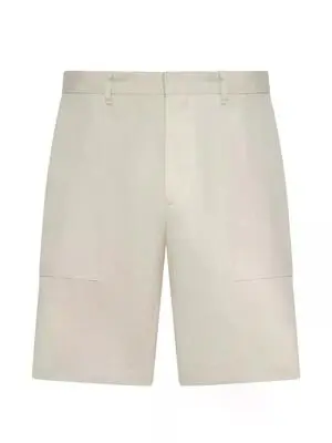 LARDINI Flap-pockets Shorts - Neutrals