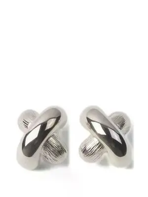 REJINA PYO Cross Earrings - Silver