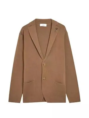 LARDINI Button-up Cotton Cardigan - Brown