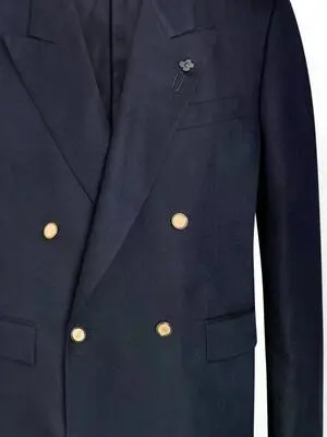 LARDINI Double-breasted Blazer - Blue