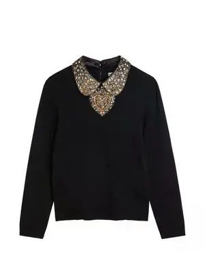 Alice + Olivia Porla Embellished Sweater
