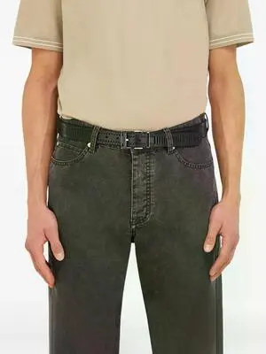 FERRAGAMO Adjustable Belt - Black