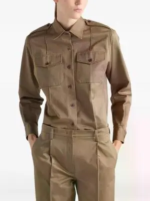Prada Chino Shirt - Neutrals