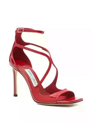 JIMMY CHOO Azia Heeled Sandals - Red