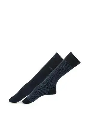 BOSS Patterned Socks - Blue