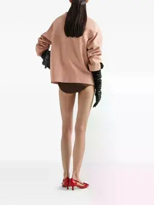Prada Nappa Leather Jacket - Orange