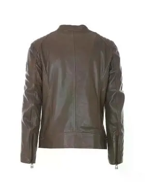 Belstaff Leather Zip Jacket