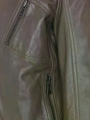 Belstaff Leather Zip Jacket